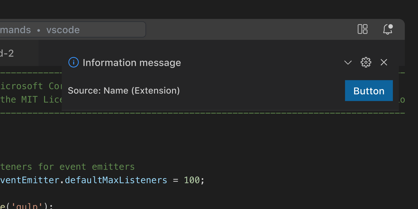 Explore alternate locations for the notifications center · Issue ...