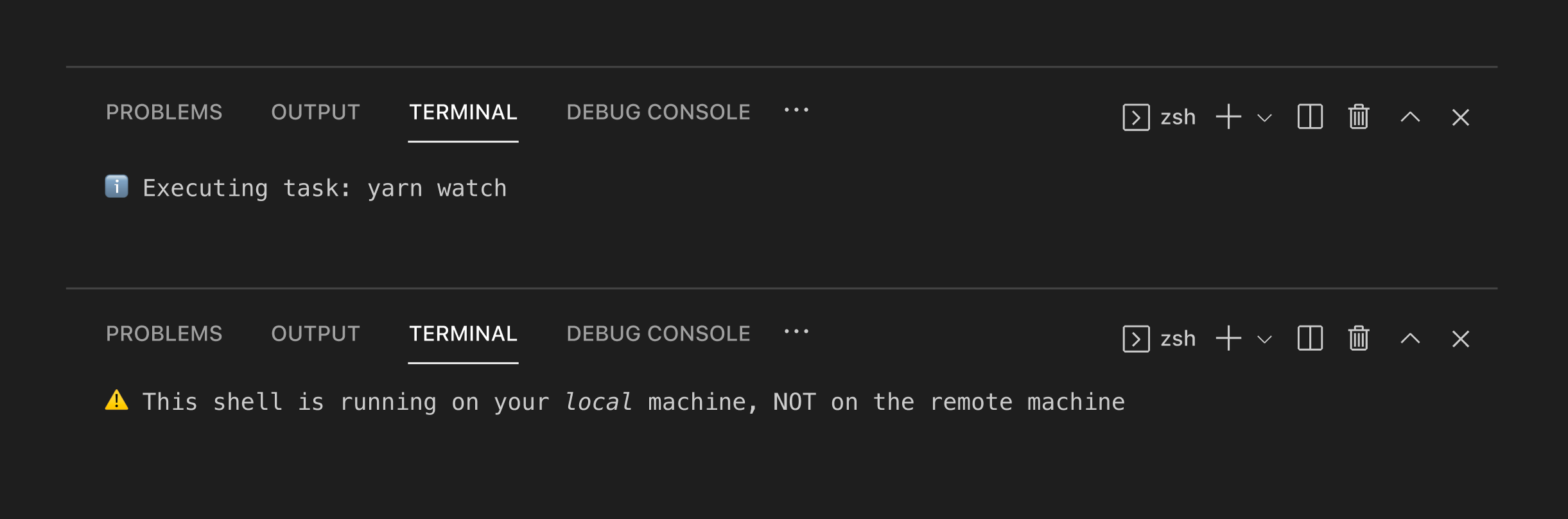 Polish VS Code messages in the terminal and make consistent · Issue ...