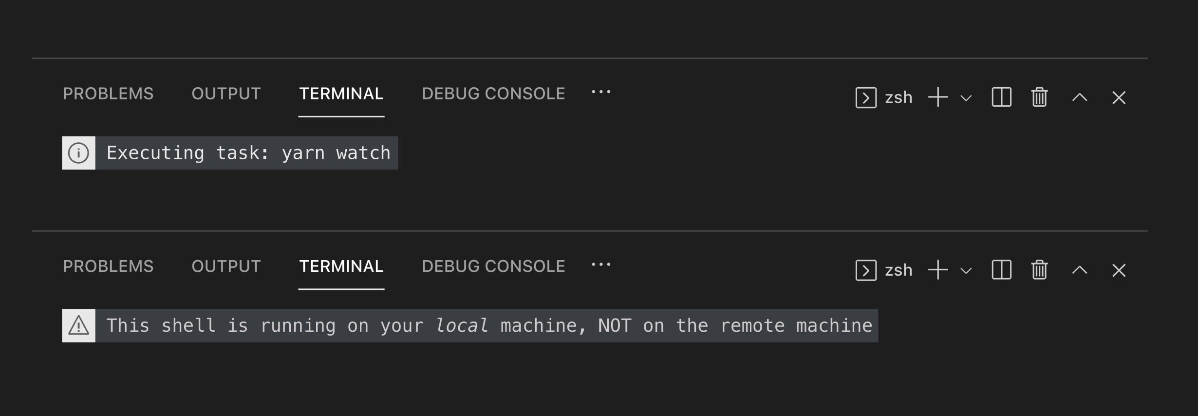 Polish VS Code messages in the terminal and make consistent · Issue ...