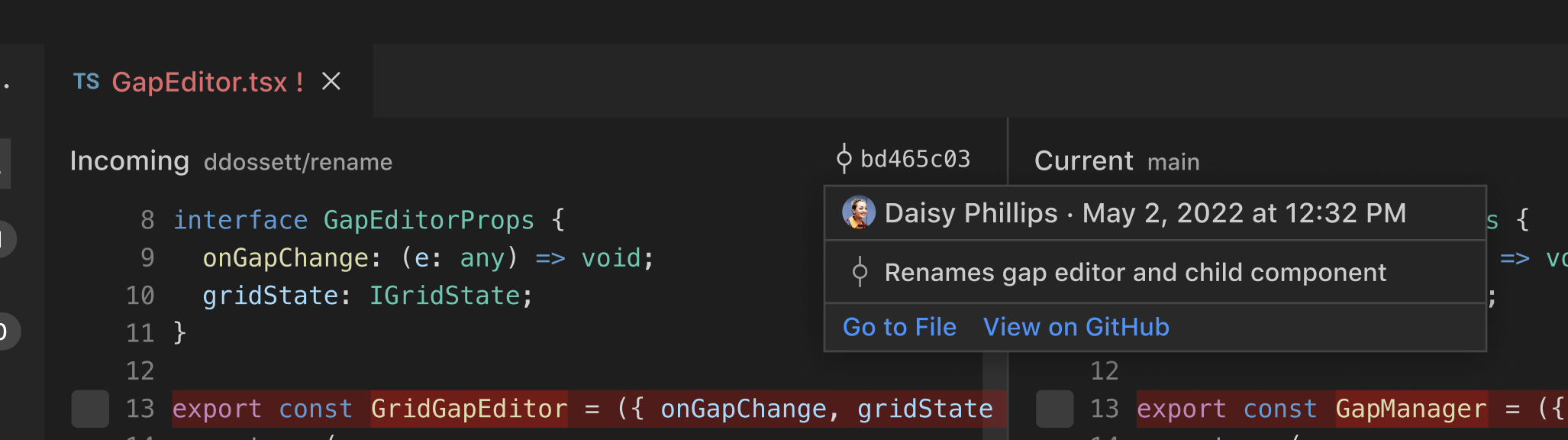 Title area of "Yours" / "Theirs" feel weirdly empty · Issue #150863 ...