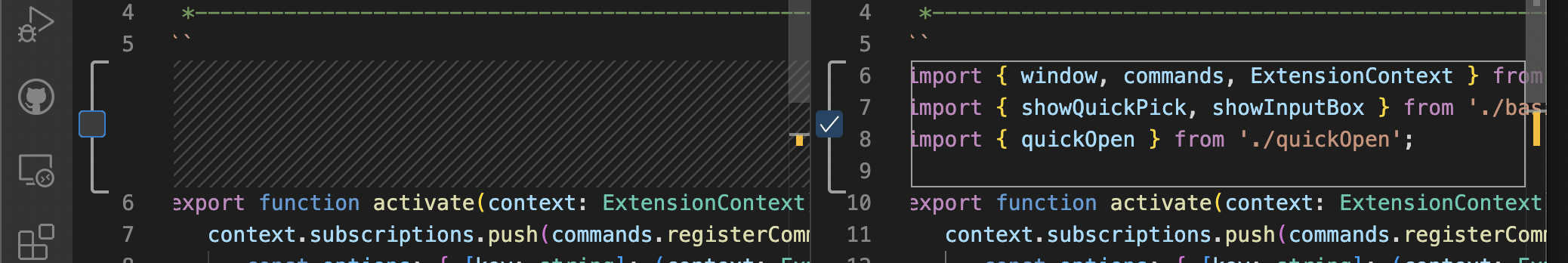 Merge editor does not allow both sides to be checked · Issue #160370 ...