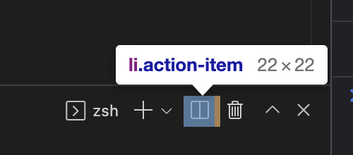 Titlebar toolbars missing gap between icon buttons · Issue #163948 · microsoft/vscode · GitHub