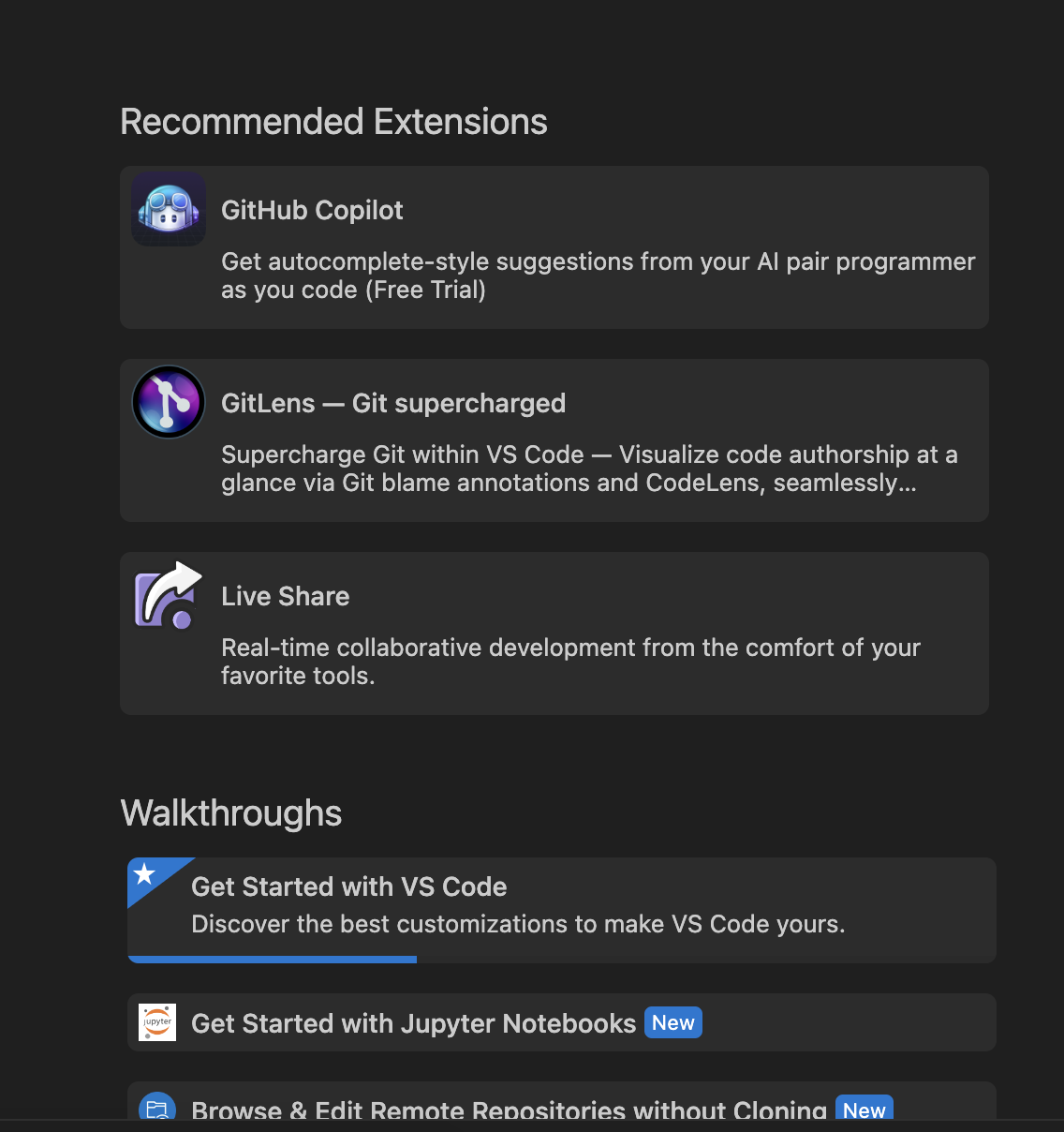 Featured extensions tiles need styling tune up · Issue #181253 · microsoft/vscode · GitHub