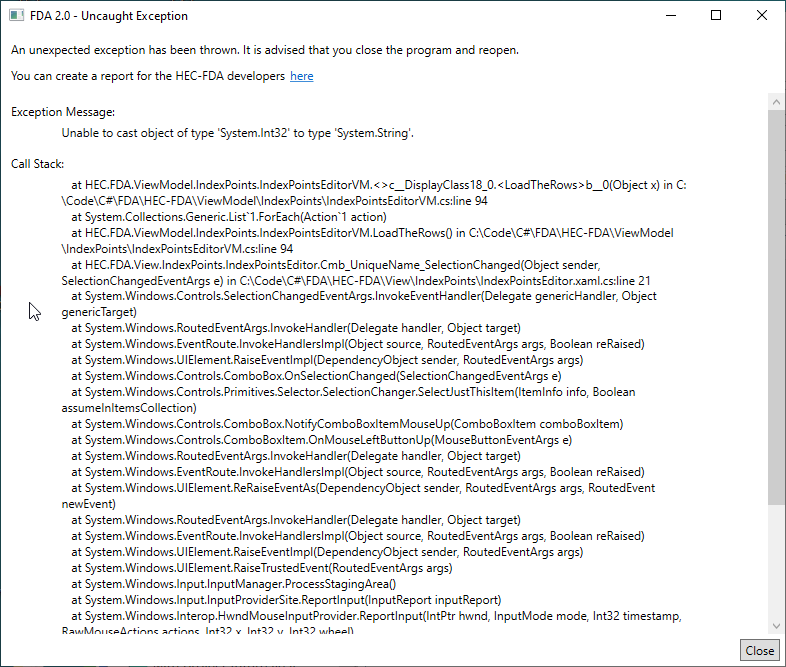 Index point ID can be string or integer · Issue #518 · HydrologicEngineeringCenter/HEC-FDA · GitHub