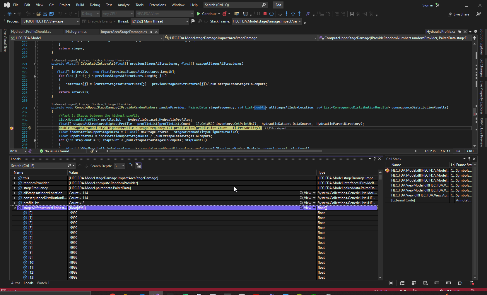 GetWSE returns -9999 when using Unsteady HDF · Issue #625 · HydrologicEngineeringCenter/HEC-FDA ...