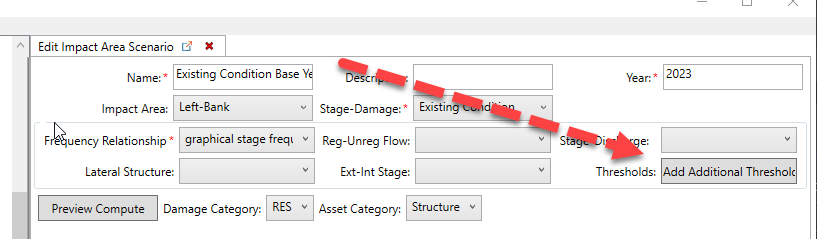 Threshold calculation · Issue #820 · HydrologicEngineeringCenter/HEC-FDA · GitHub