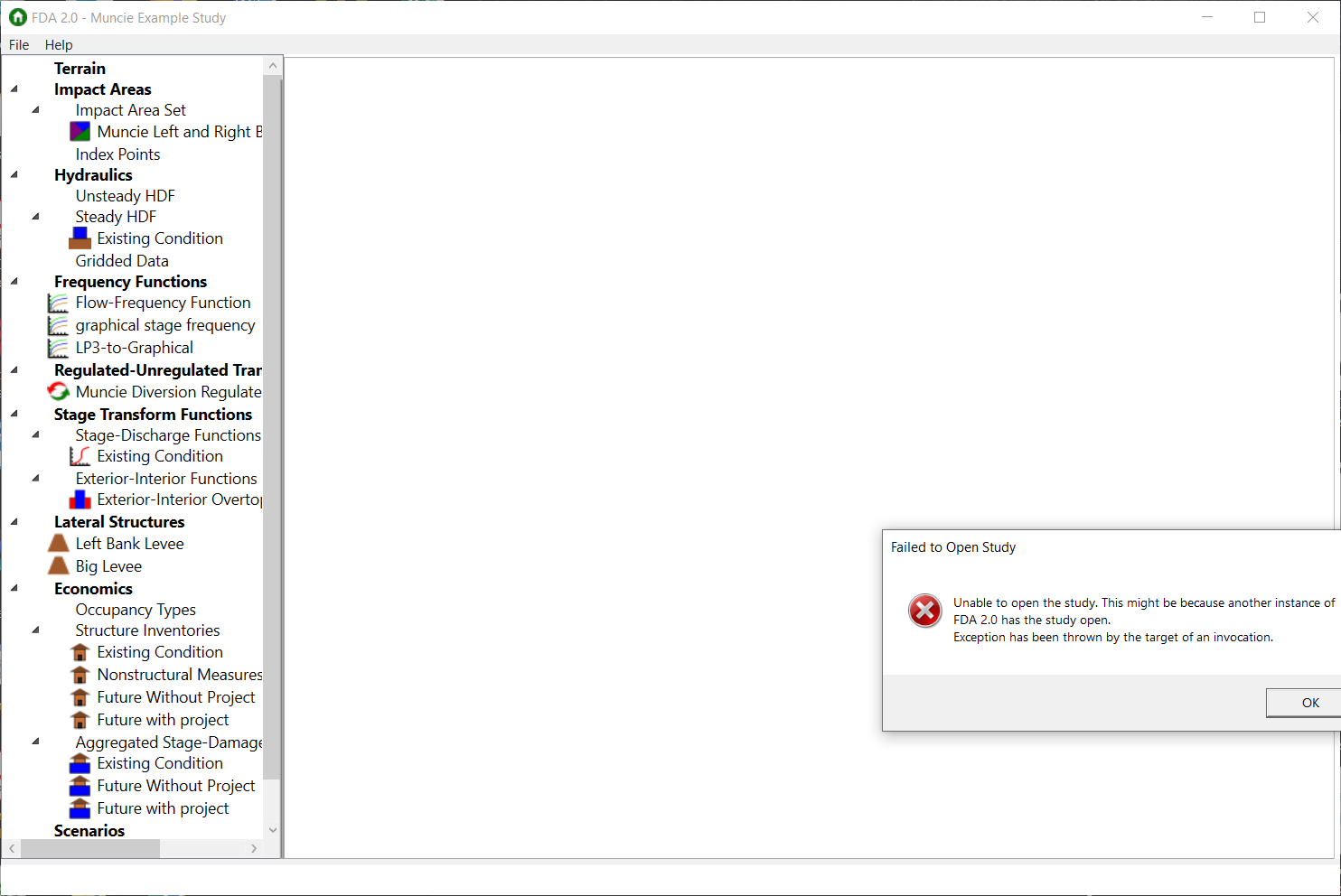 study file inaccessible · Issue #817 · HydrologicEngineeringCenter/HEC-FDA · GitHub