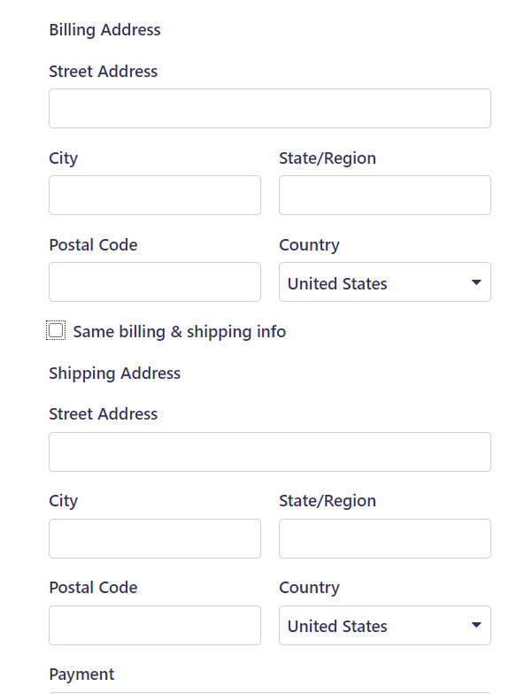 Option in address field for Billing / shipping address · Issue #427 ...