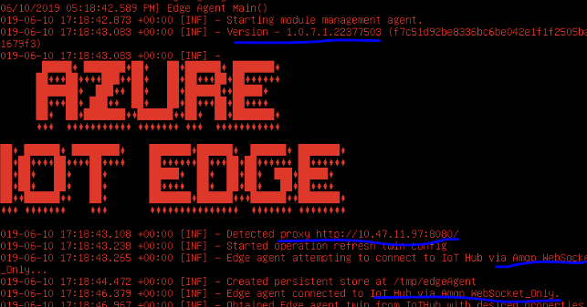 Unable to send messages from IoTedge hub to Azure IoTHub with proxy · Issue #1324 · Azure ...