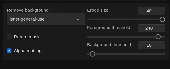 [Feature]: Add Alpha Matting · Issue #129 · continue-revolution/sd-webui-segment-anything · GitHub
