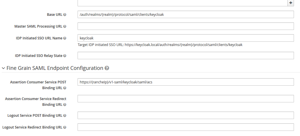 Unable to set up Rancher Keycloak SAML auth · Issue #16004 · rancher/rancher · GitHub
