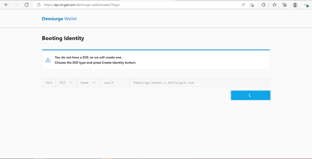 SSO enabled Demiurge Wallet is failing to load screen after entering ...