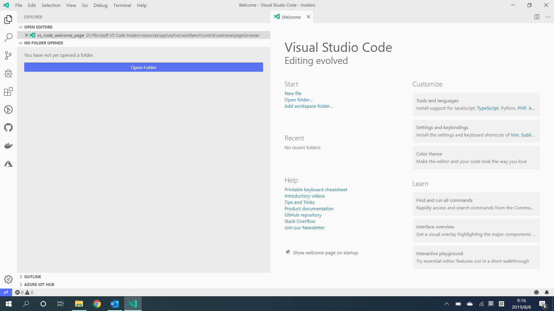 Strange Welcome Page Name · Issue #78664 · microsoft/vscode · GitHub