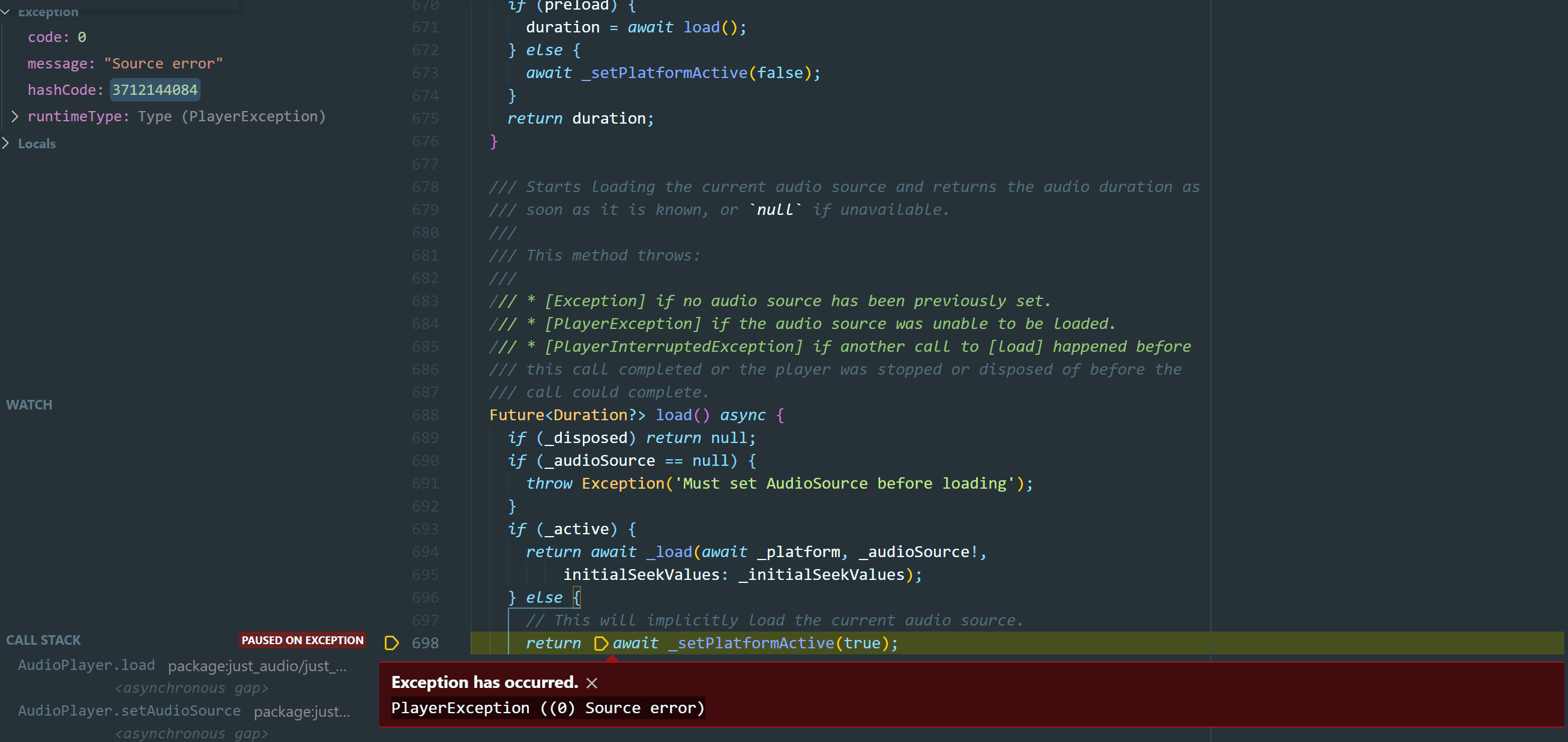 setAsset doesn't work with .wav · Issue #455 · ryanheise/just_audio · GitHub