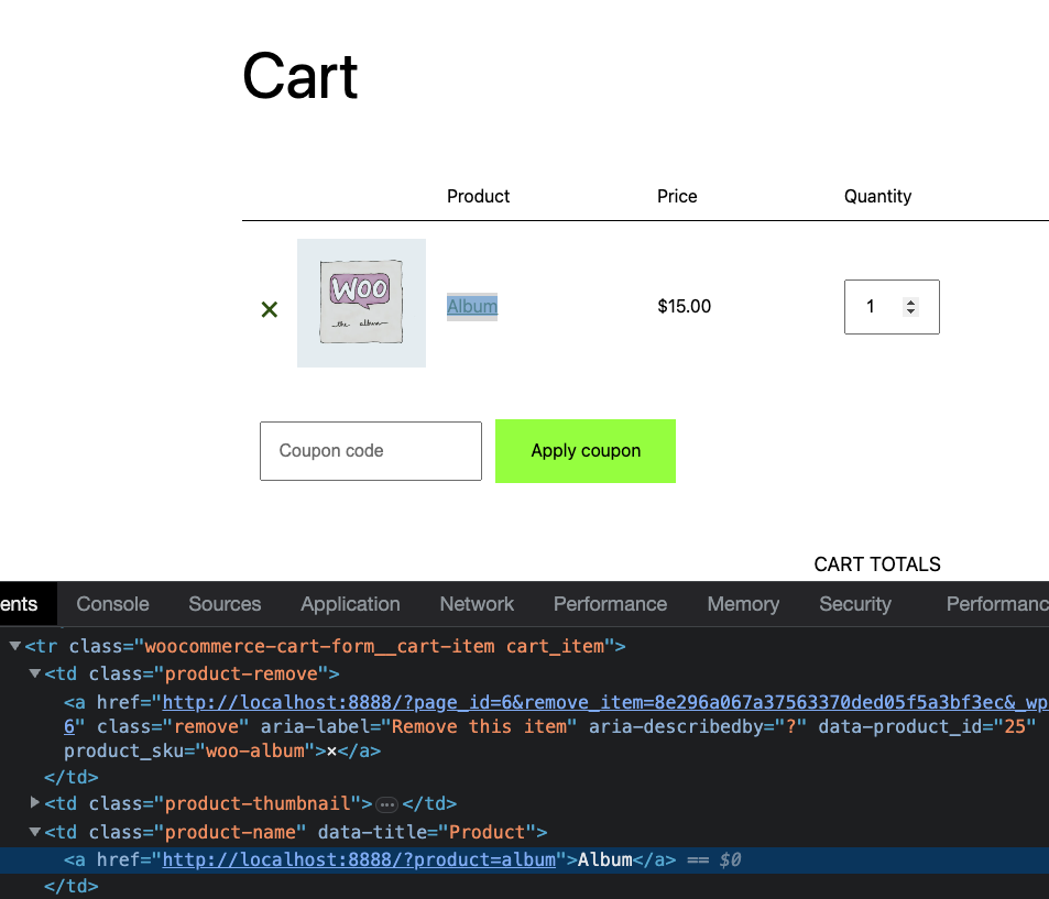 Accessibility Improvements ‣ Cart ‣ Remove Item 'X' Buttons · Issue #37599 · woocommerce ...