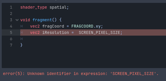 SCREEN_PIXEL_SIZE not found · Issue #75541 · godotengine/godot · GitHub