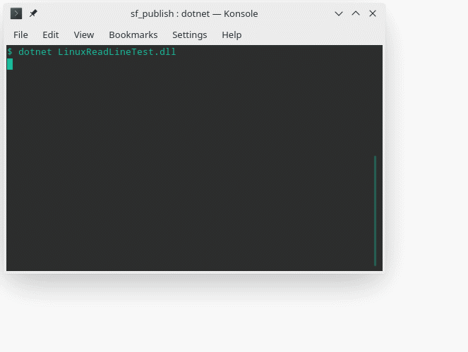 Console.ReadLine backspace issue on Linux · Issue #29332 · dotnet/runtime · GitHub