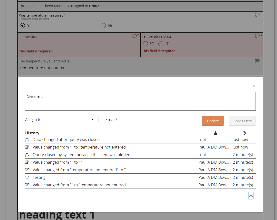 Extra entry for value changed from "" to "" when calculated item ...
