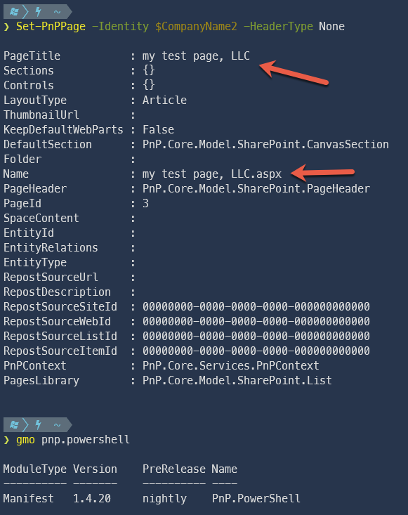 Add-PnPPage: Does not create site page (URL) with spaces[BUG] · Issue #519 · pnp/powershell · GitHub