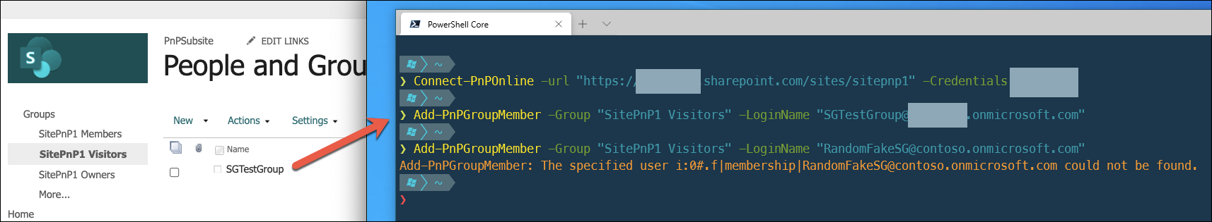 Issue with Add-PnPGroupMember that works for O365/M365 groups but not ...
