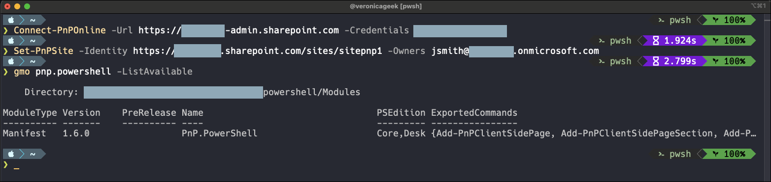 [BUG] Set-PnPSite -Owners Get Stuck · Issue #770 · pnp/powershell · GitHub