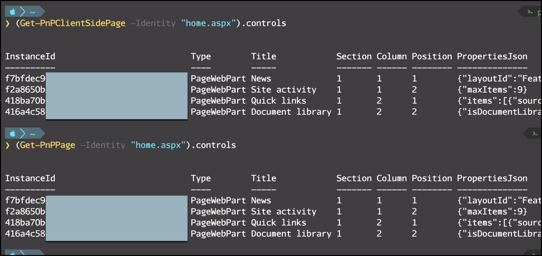 [BUG] Get-PnPWebPart does not return anything · Issue #981 · pnp/powershell · GitHub