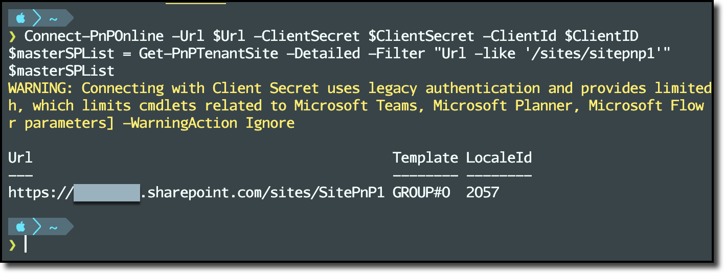 Exception has been thrown by the target of an invocation. Get-PnPTenantSite · Issue #899 · pnp ...