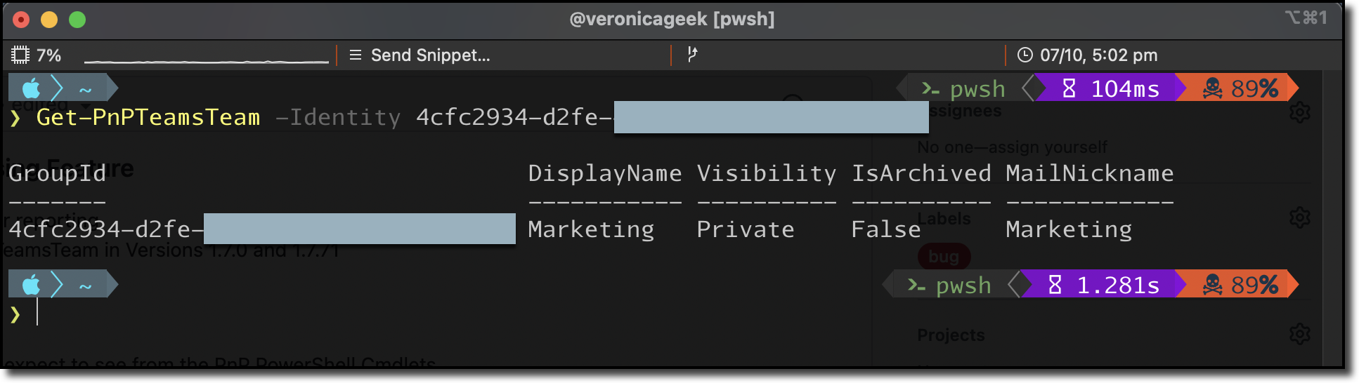 [BUG] · Issue #1223 · pnp/powershell · GitHub