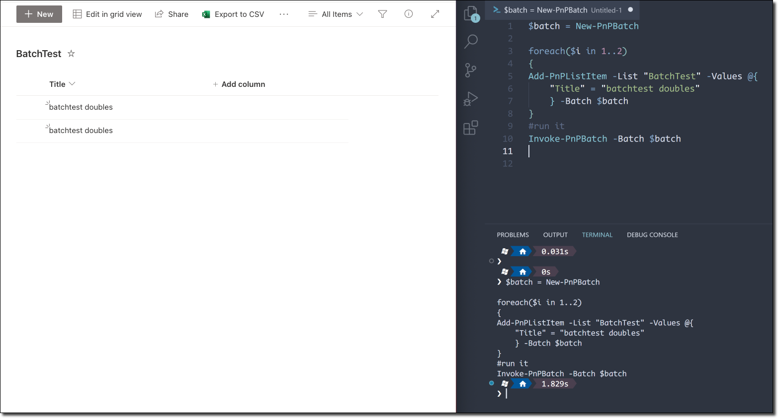 [BUG] Batching using New-PnPBatch fails with Could not load file or assembly · Issue #2808 · pnp ...