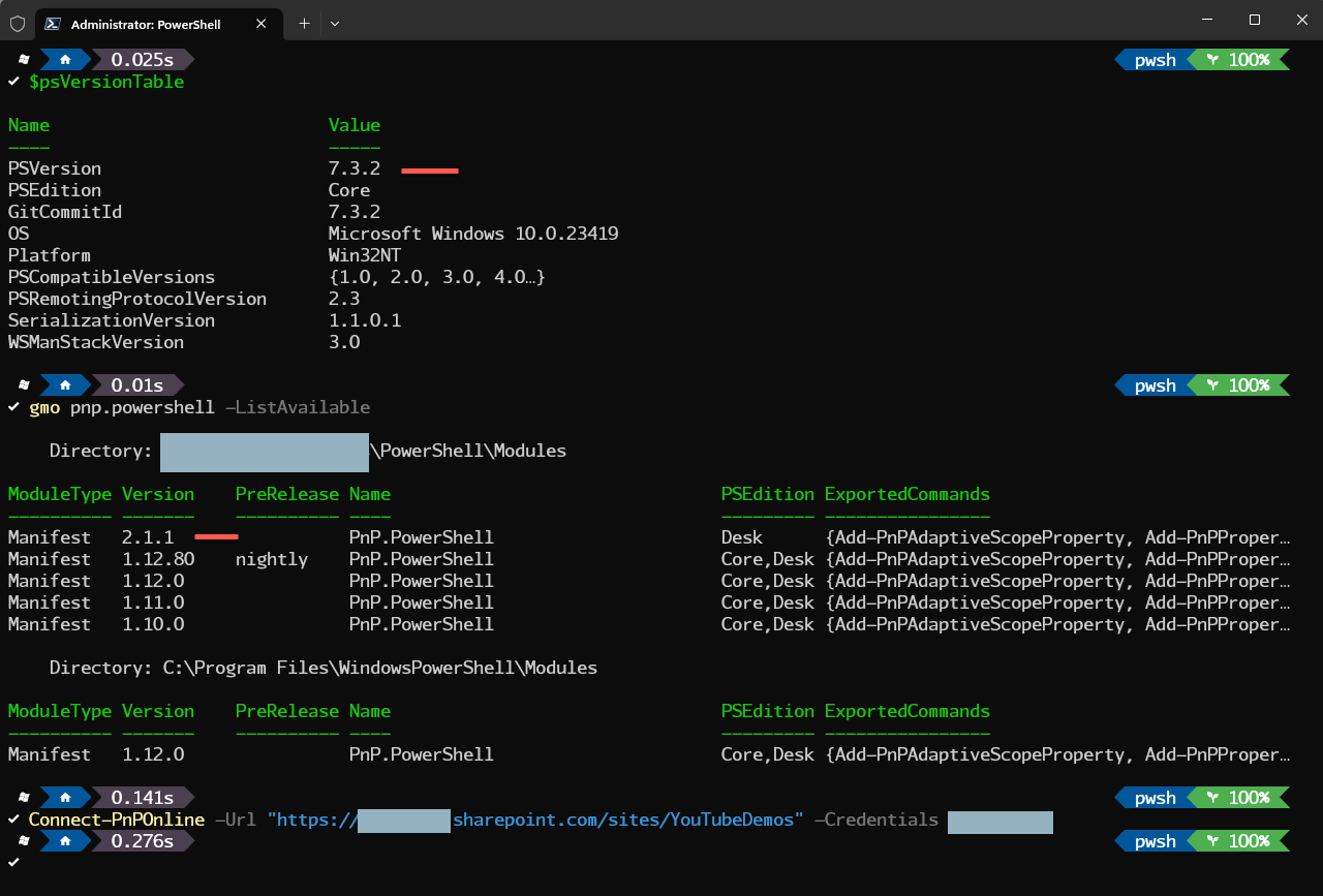 Connect-PnPOnline fails after updating PnP.PowerShell to v2.1.1 · Issue #2973 · pnp/powershell ...