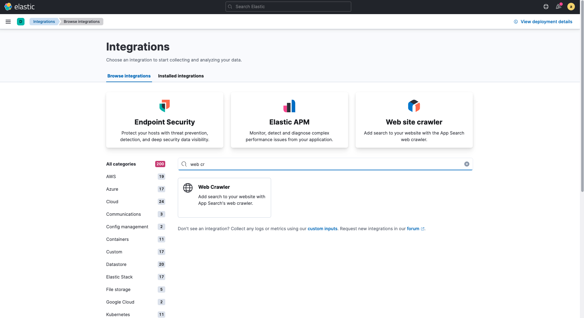 Inconsistent card name and icon for web crawler on integrations page · Issue #118368 · elastic ...