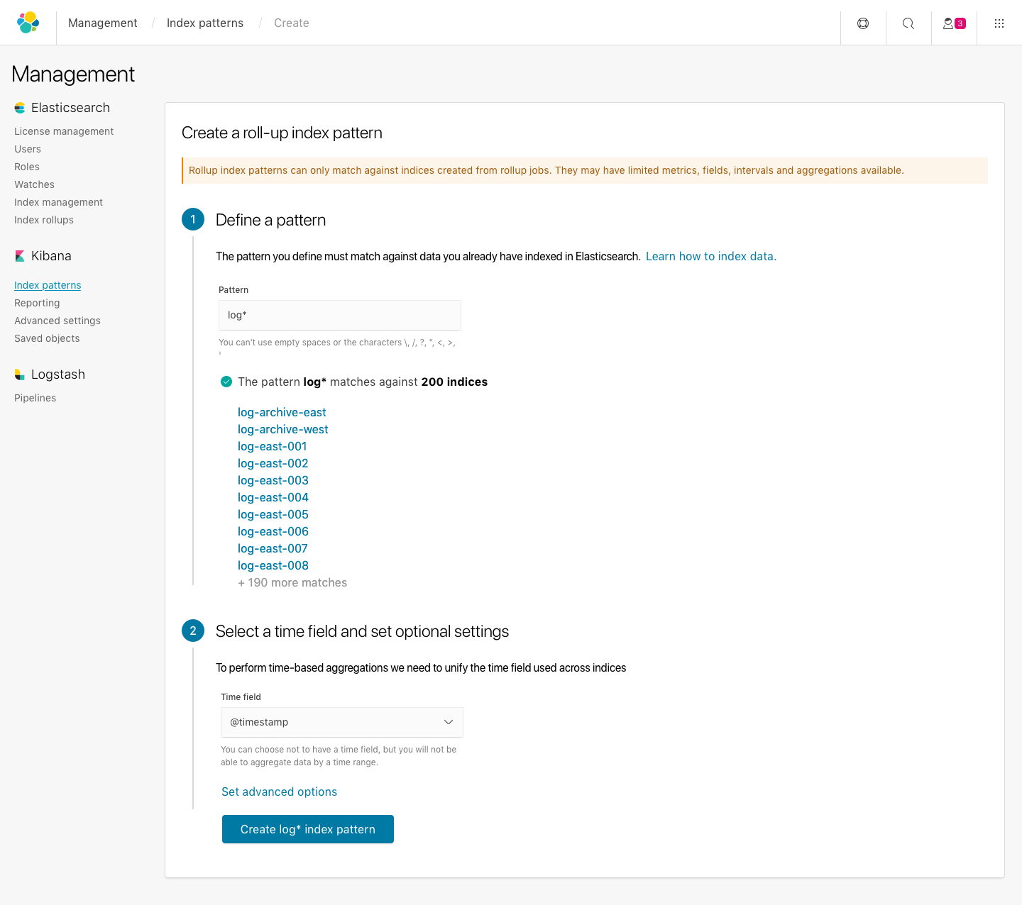 [Rollups] Index Pattern Management · Issue #18362 · elastic/kibana · GitHub