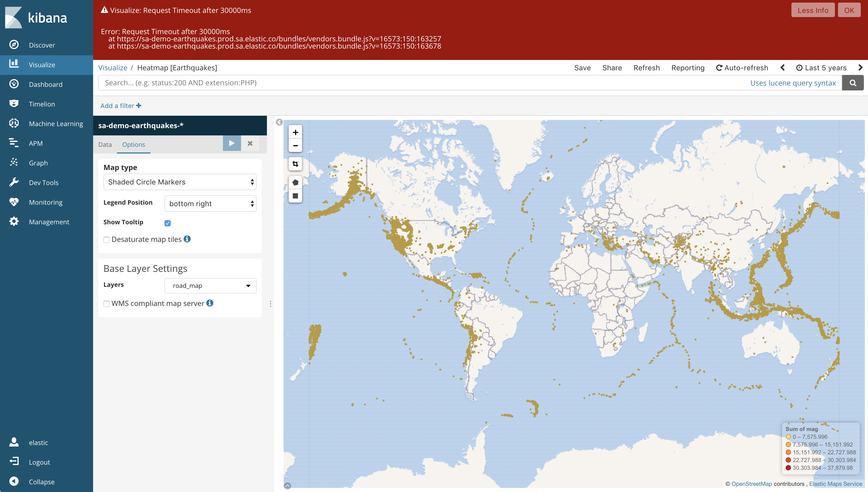 Coordinate Map Upgrade - Performance and Heatmap Issues · Issue #16853 · elastic/kibana · GitHub