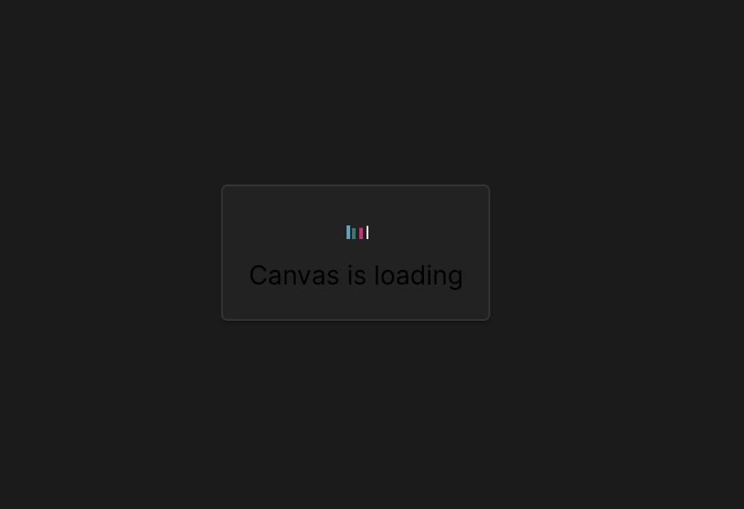 Canvas loading indicator text not visible in dark theme · Issue #30333 ...