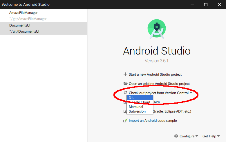 two folders and one manifest file, is the complete Android Java app for this file manager ...