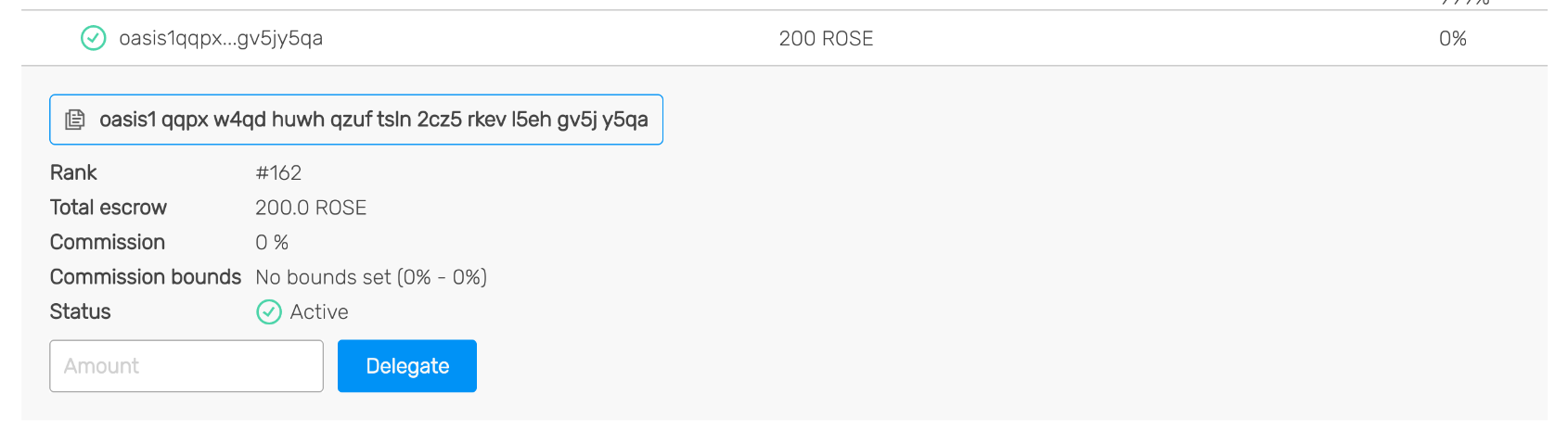 Change validator Active/Inactive indicator to mean whether a node is an active validator or not ...