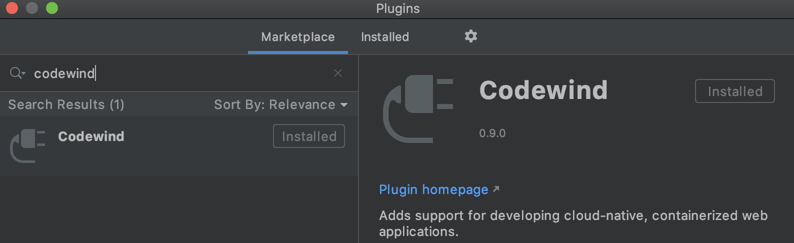 SVT:IntelliJ:Plugin status does not say "Installed" after install in "Marketplace" section even ...