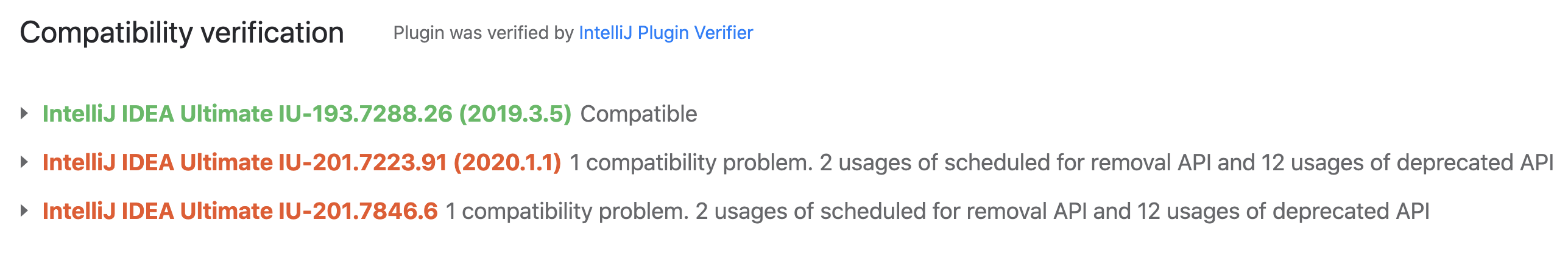 IntelliJ: moderation on Jetbrains marketplace may take upto 2 days if there are compatibility ...