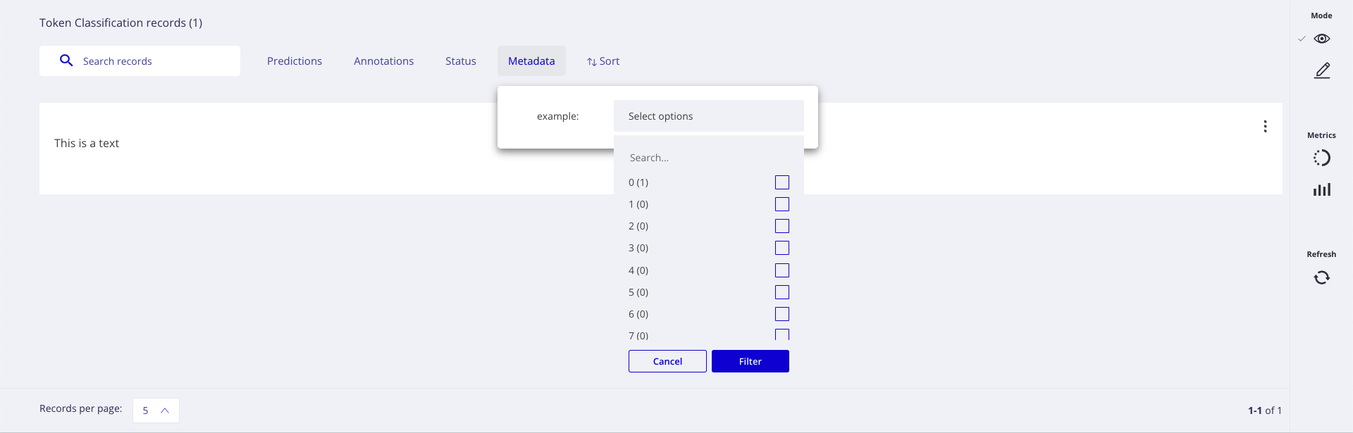 [Metadata filters] Filter by metadata at record level fails with no-string values · Issue #752 ...