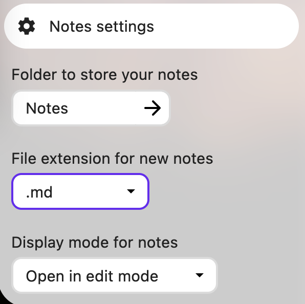 Option to change the default extension · Issue #104 · quillpad/quillpad · GitHub