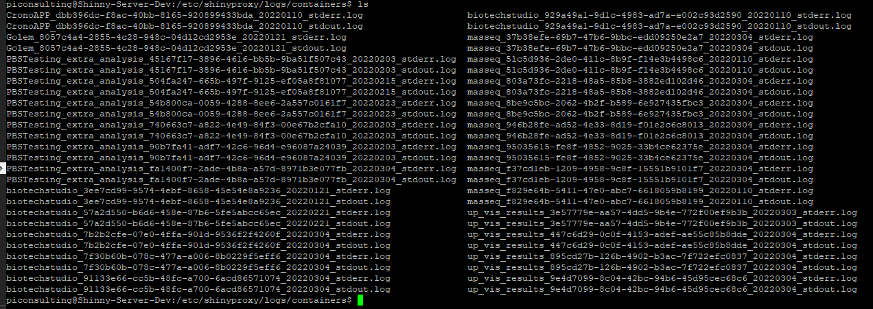 Im not getting logs for 500 error in portal · Issue #354 · openanalytics/shinyproxy · GitHub