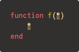 Renaming variables with Unicode characters breaks the language server ...