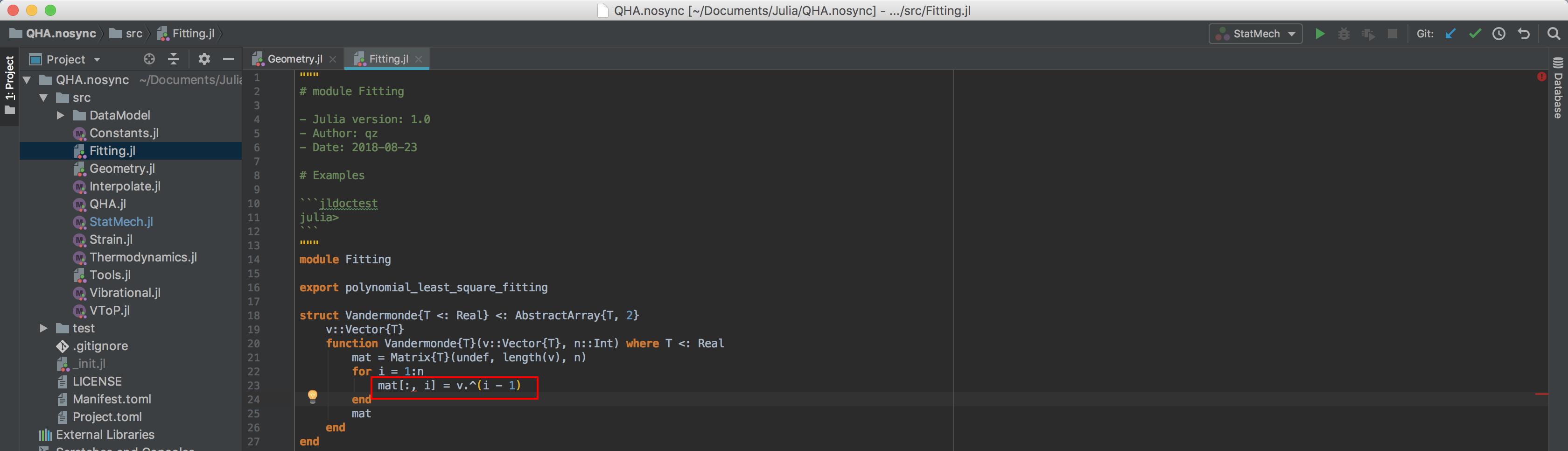 Parse Bug Does Not Recognize Matrix Indexing · Issue 207 · Juliaeditorsupportjulia Intellij