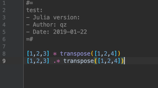 Function call syntax highlighting does not work together with broadcasted operator · Issue #307 ...