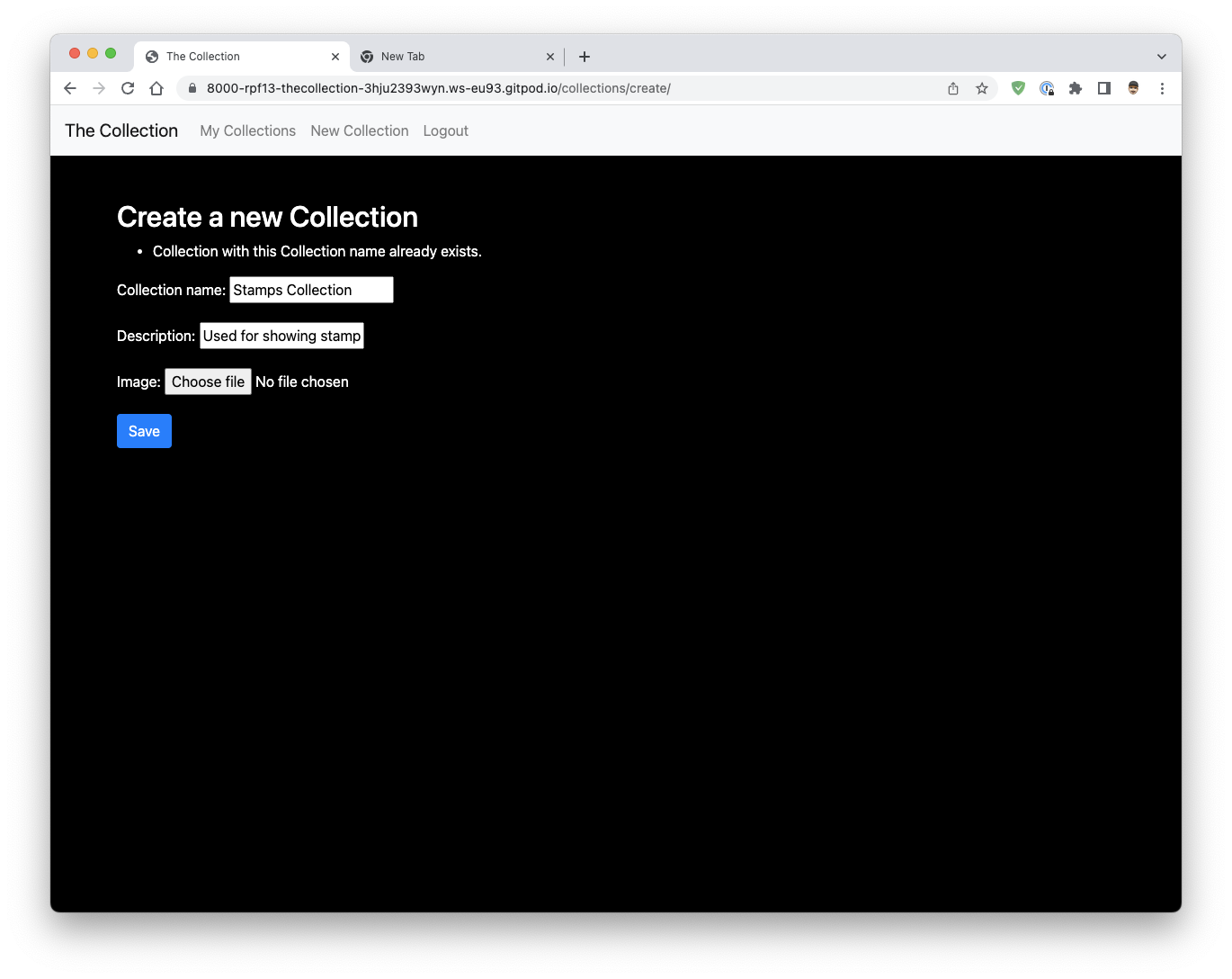 USER STORY: Create a Collection · Issue #32 · rpf13/the-collection · GitHub
