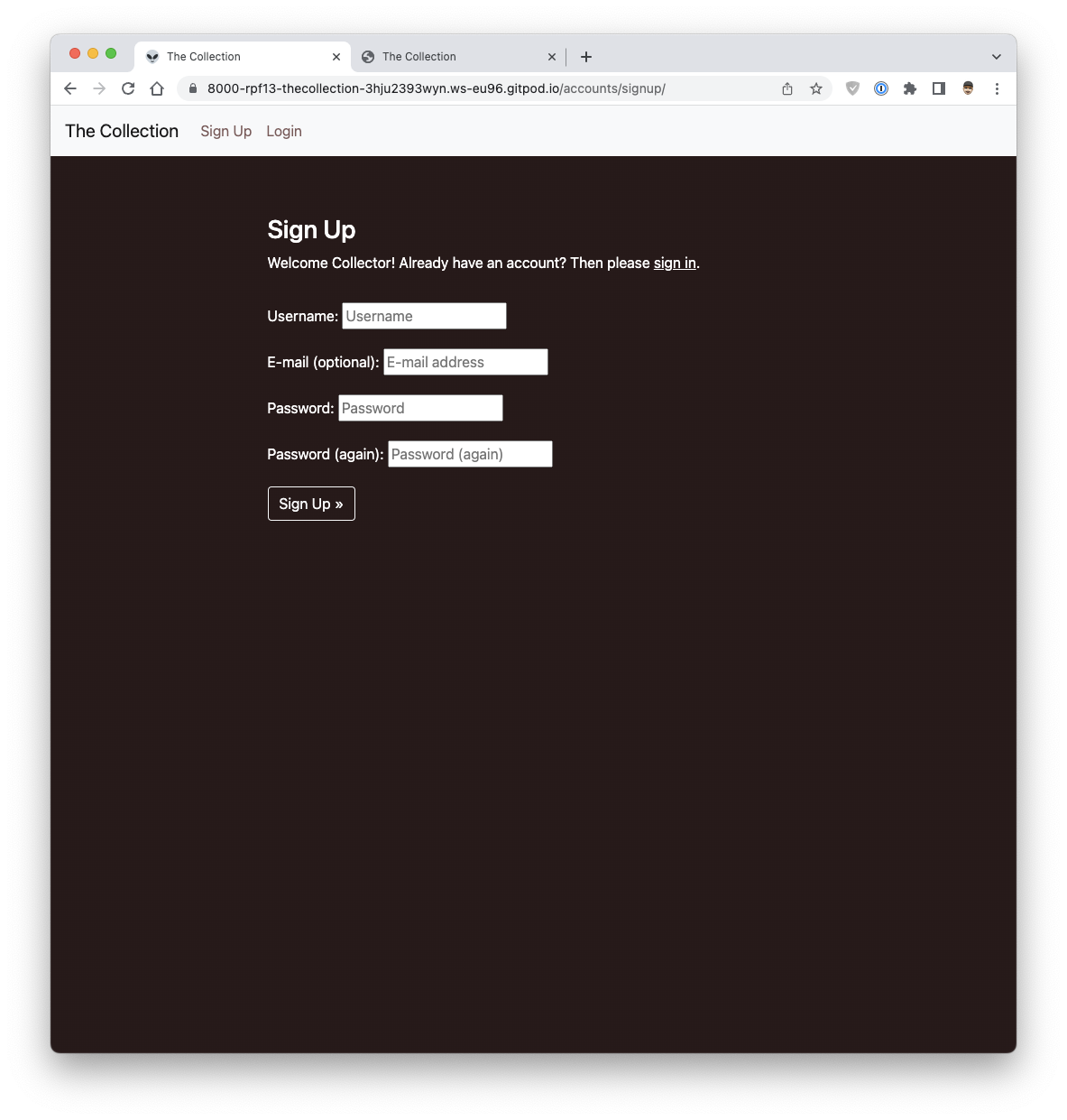 USER STORY: Finalize Styling · Issue #53 · rpf13/the-collection · GitHub