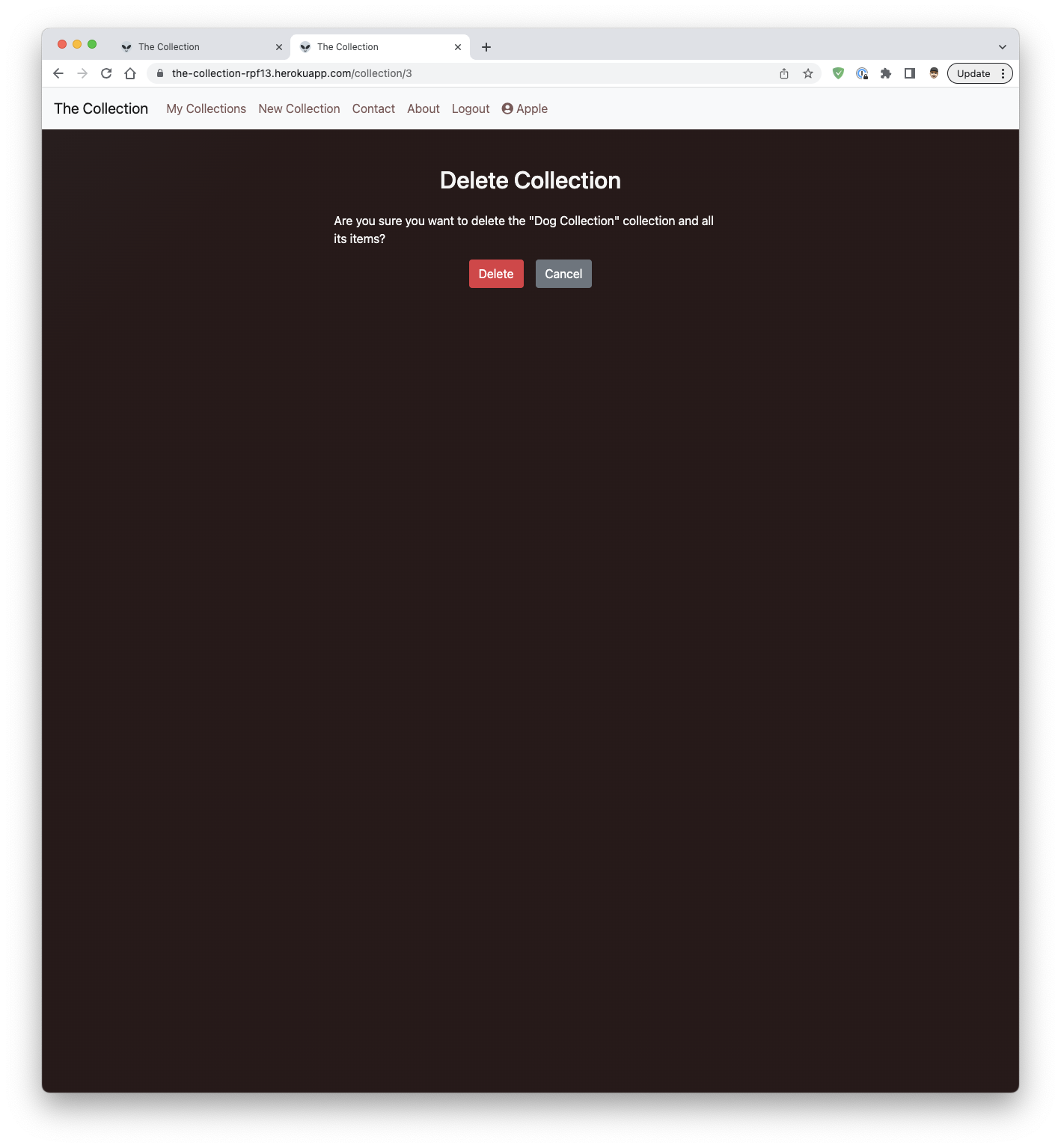 USER STORY: Finalize Styling · Issue #53 · rpf13/the-collection · GitHub
