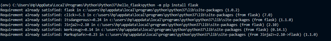 [pylint] Unable to import 'flask' [E0401] · Issue #2366 · microsoft/vscode-docs · GitHub
