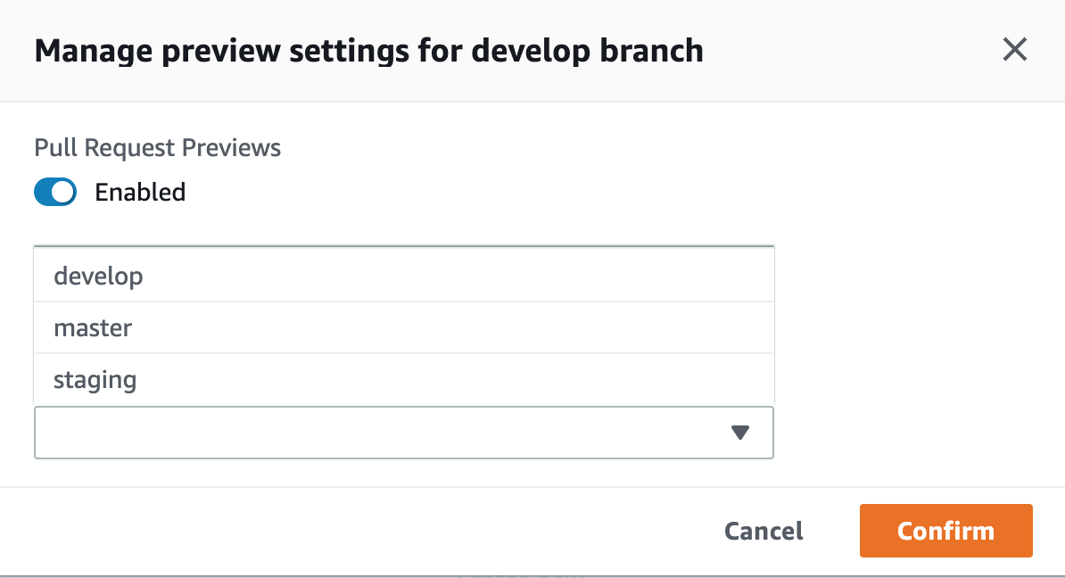 Can't update available backends for PR previews · Issue #558 · aws-amplify/amplify-hosting · GitHub