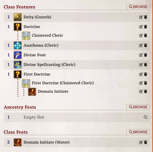 Domain Initiate only specifies Domain in name when added as a feat · Issue #5211 · foundryvtt ...